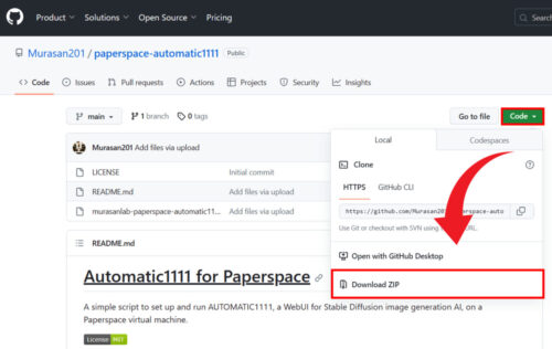 【Paperspace×SD】PaperspaceでStable Diffusionを構築する | もいねこ部屋